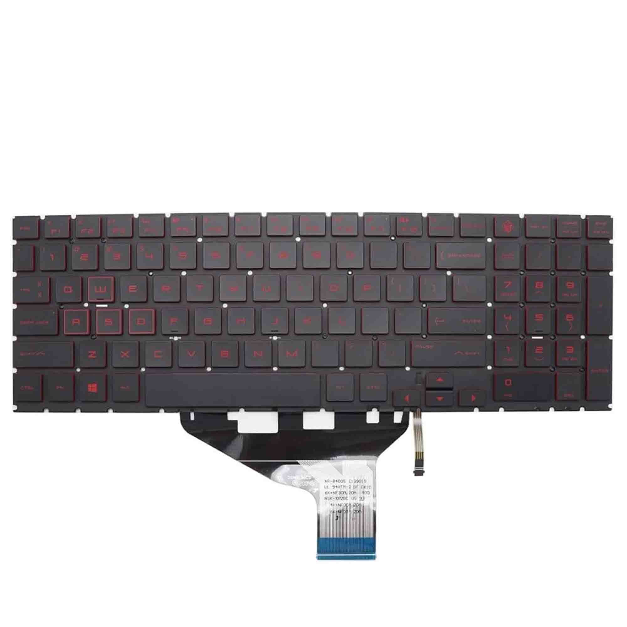 HP Omen 15-DH Laptop Red Backlit Keyboard | Laptop Spares