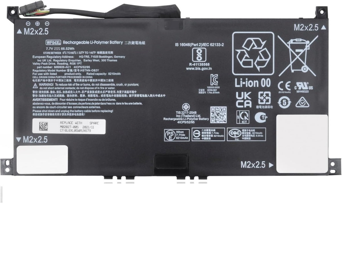 WF04XL Battery for HP Envy X360 2-in-1 13-BF Series