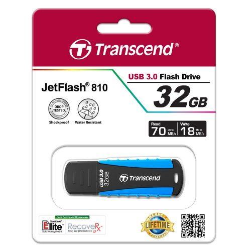 Transcend 32GB JetFlash 810 USB 3.0 Flash Drive | Laptop Spares