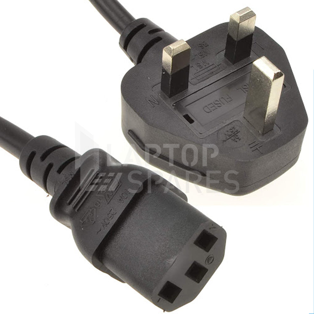 EU & UK Plug Mains Power Clover for Computer Printer Scanner Laptop Ch ...