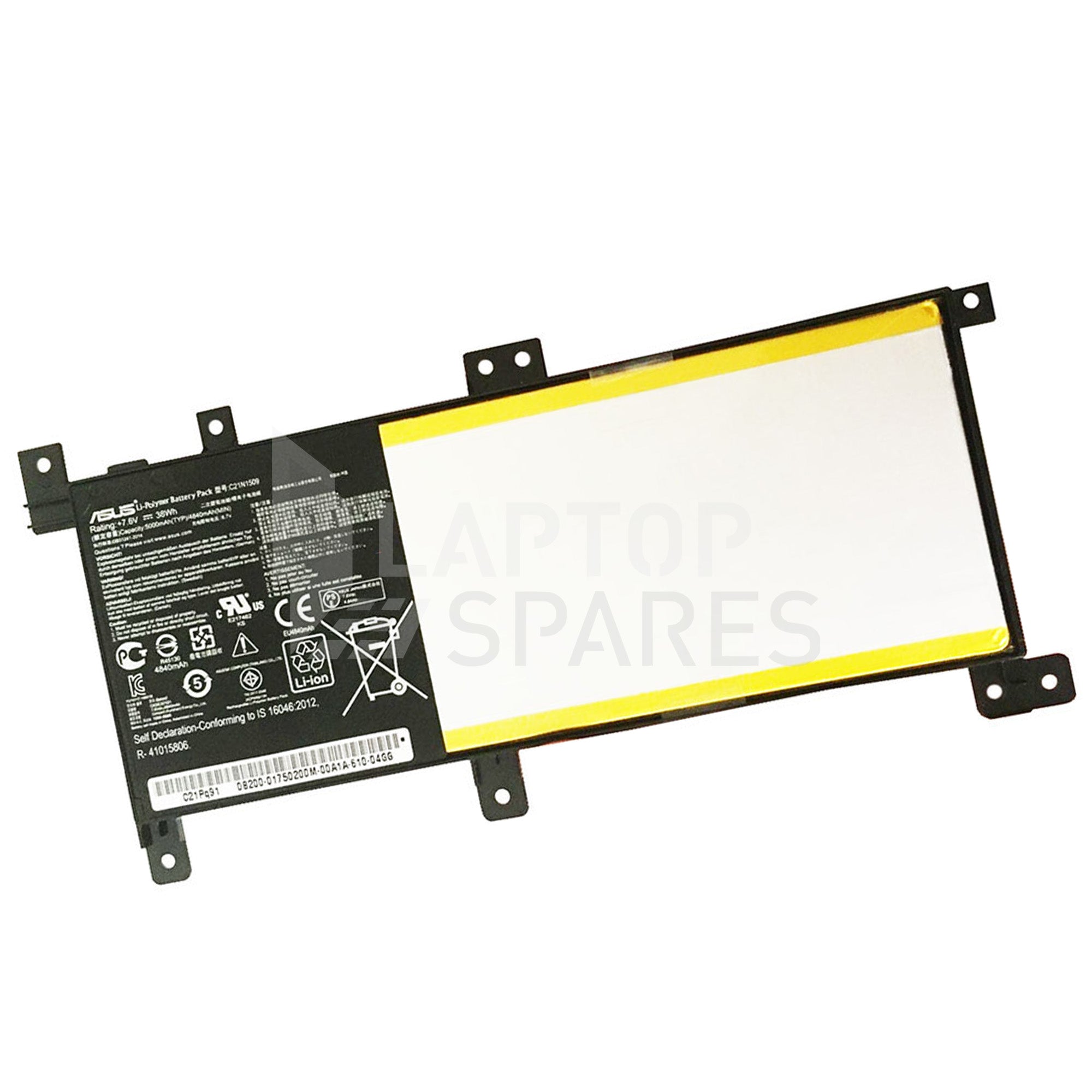 Asus VivoBook X556U C21N1509 5000mAh 2 Cell Laptop Battery in Pakistan